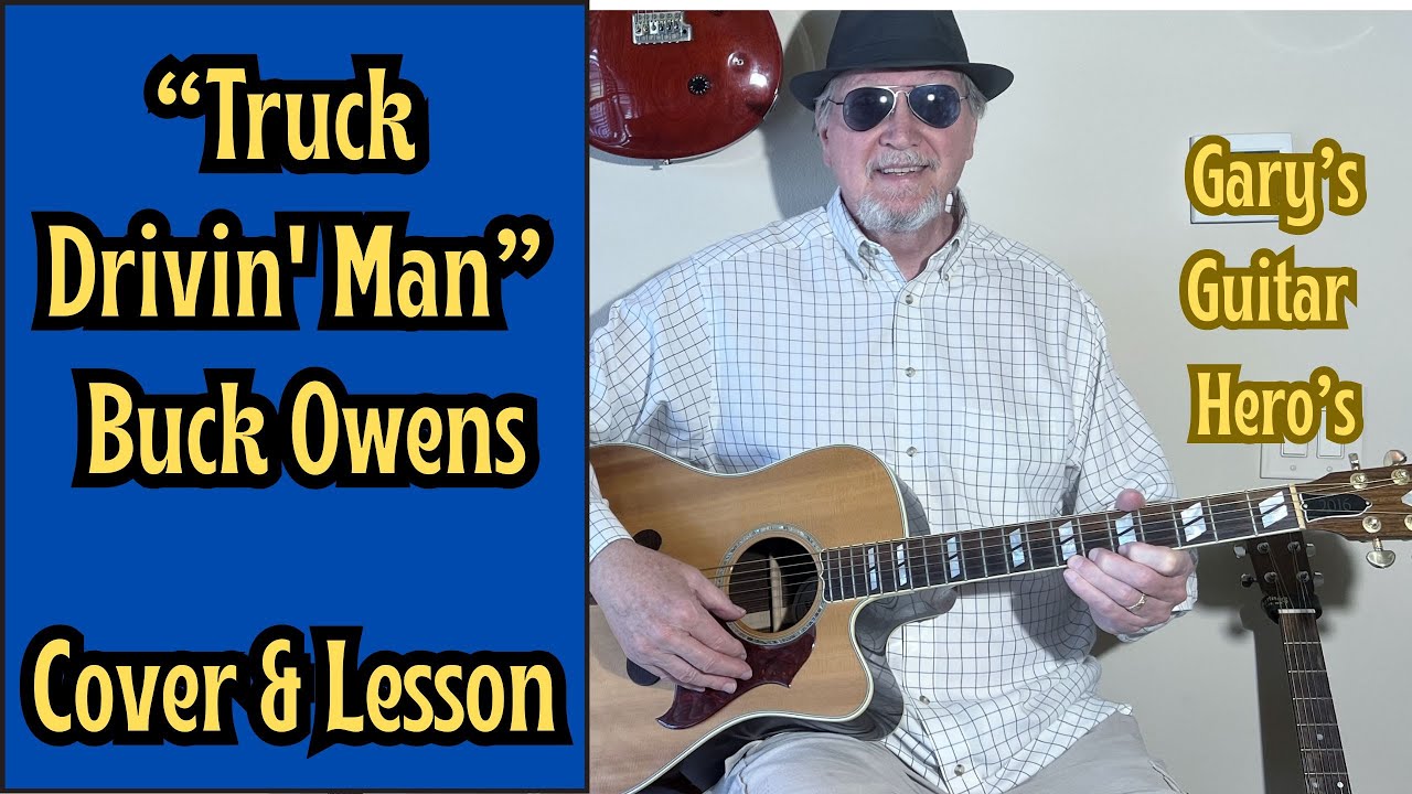 "Truck Drivin' Man", Simplified Beginner Acoustic Guitar Lesson # ...