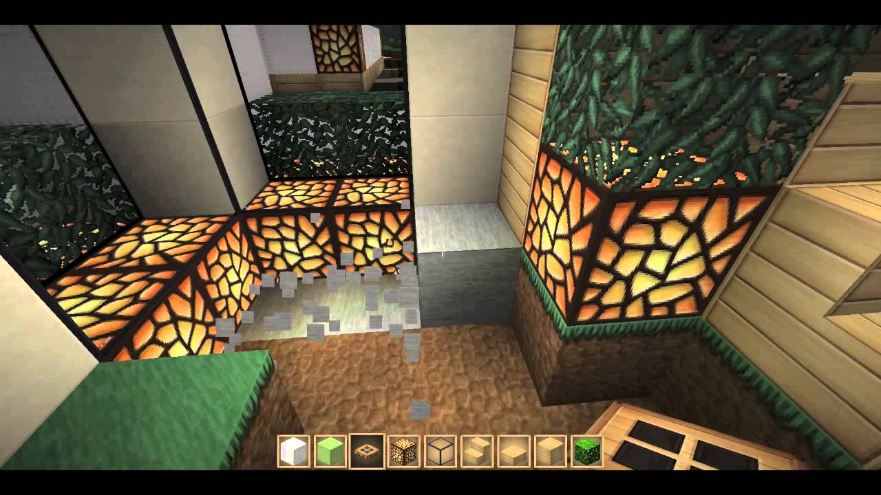 Minecraft Lets Build: Ep 3. - 8x8 Modern House (Part 2) - YouTube
