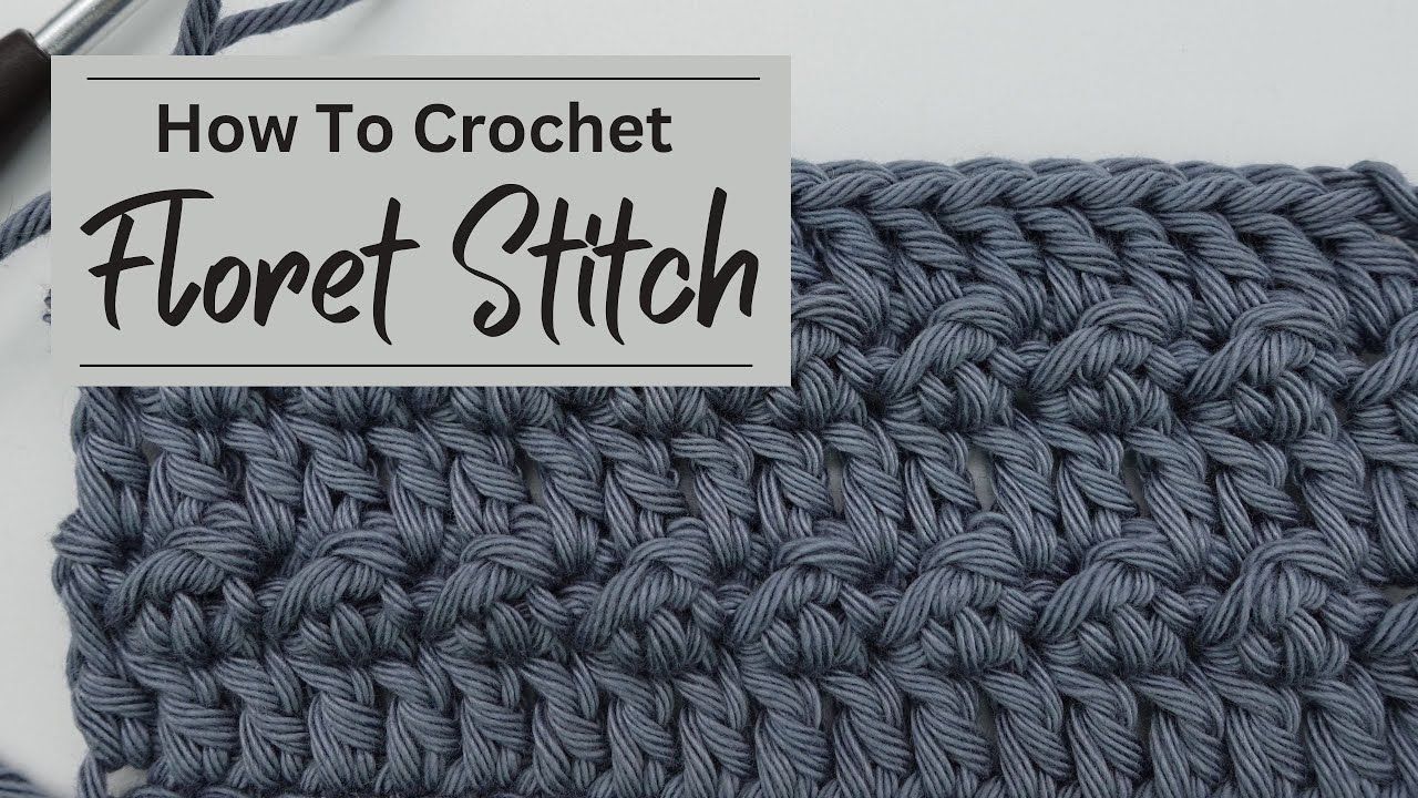 How to crochet - Floret Stitch - YouTube