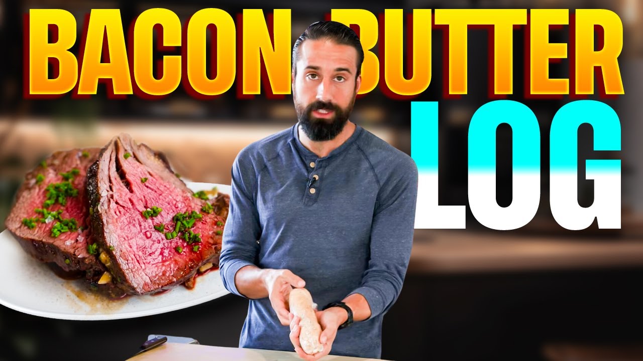Bacon Butter Log Recipe - So Simple, So Delicious - YouTube