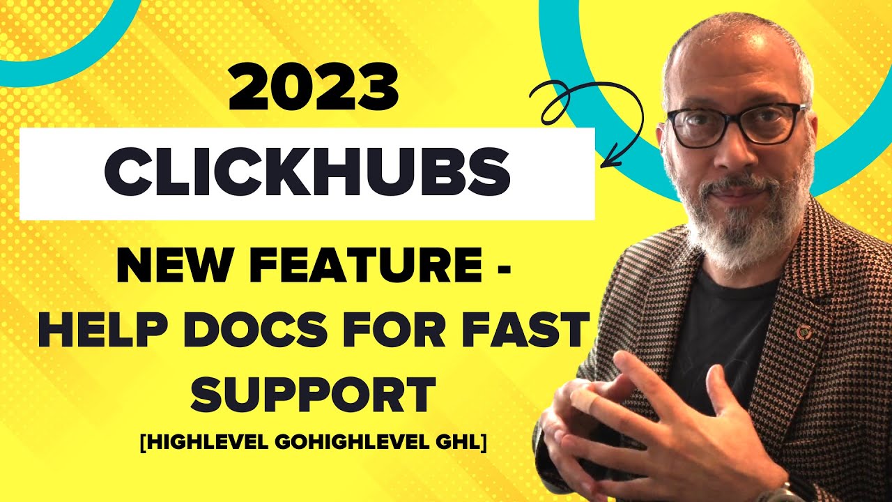 New - Help Docs for fast support [Go High Level CRM / GHL 2023] - YouTube