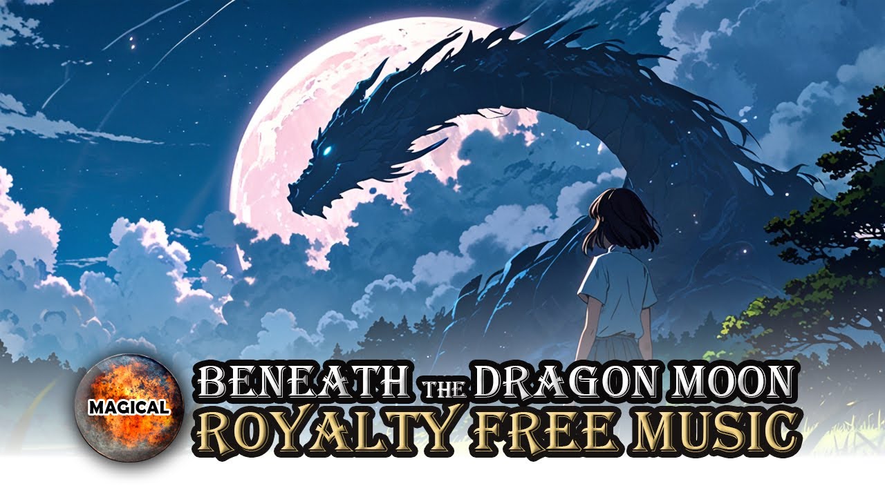 Beneath the Dragon Moon - A Cosmic Tune | Epic Music Visualizer - YouTube