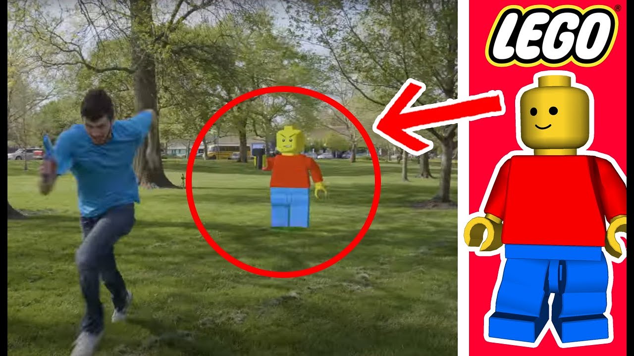 6 LEGOS Reales Captados en Camara en la Vida Real - YouTube