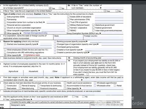 How to Fill Ss4 Form - YouTube