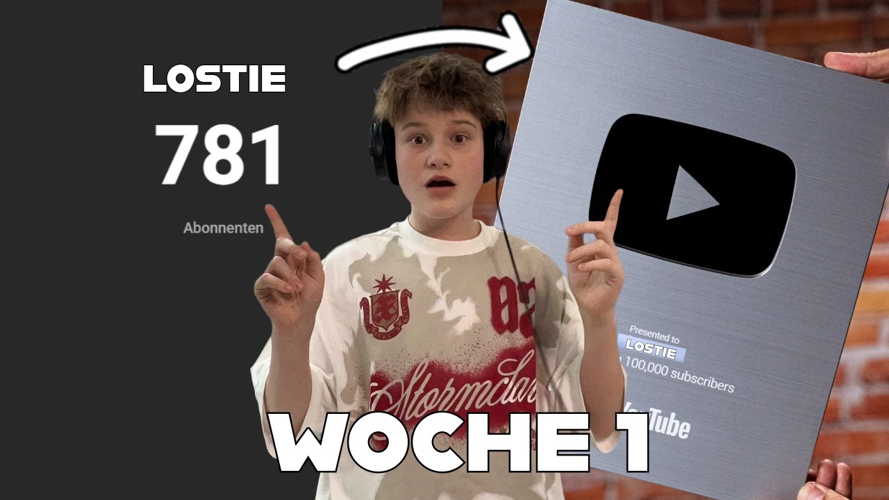 ICH VERSUCHE 100K ABONNENTEN AUF YOUTBE ZU BEKOMMEN WOCHE 1 (VLOG ...