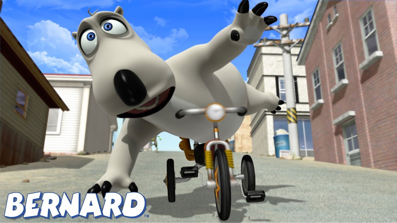 Bernard Bear Goes Extreme! ⛷️ Funniest Fails & Stunts 🔴 Super Toons TV ...