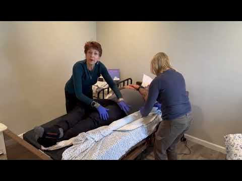 Changing the Sheets While a Patient Remains in Bed