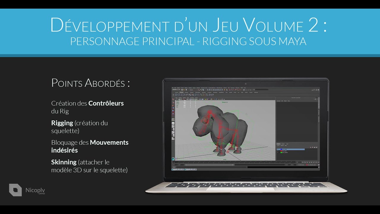 Personnage Principal - Rigging | Leçon 02 : Mise En Place Du Rig - YouTube