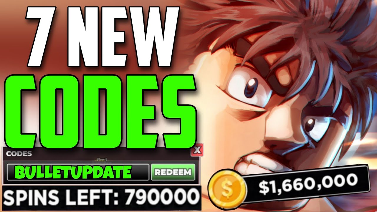 *NEW* ALL WORKING BULLET UPDATE CODES FOR UNTITLED BOXING GAME IN 2024 ...