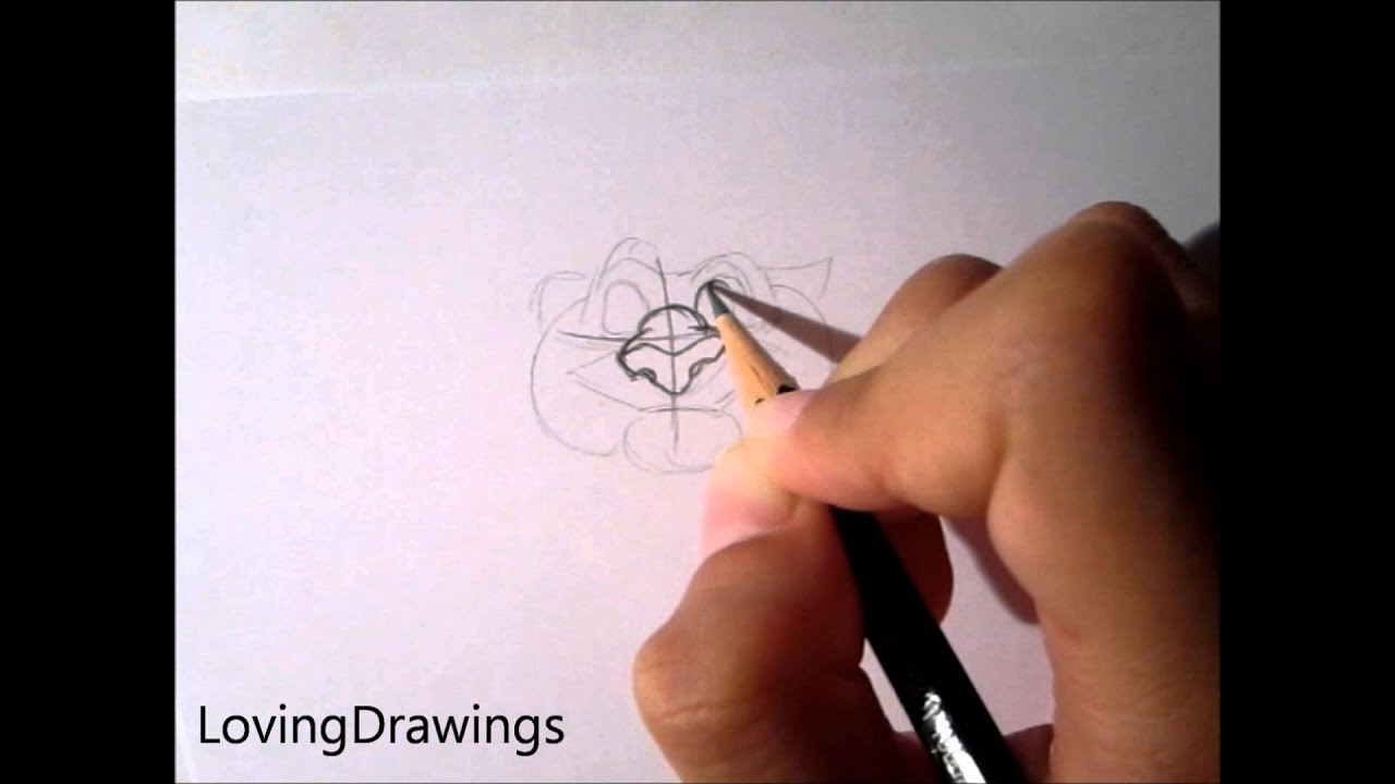 Disney-Learn to draw Rajah (from Aladdin) - YouTube
