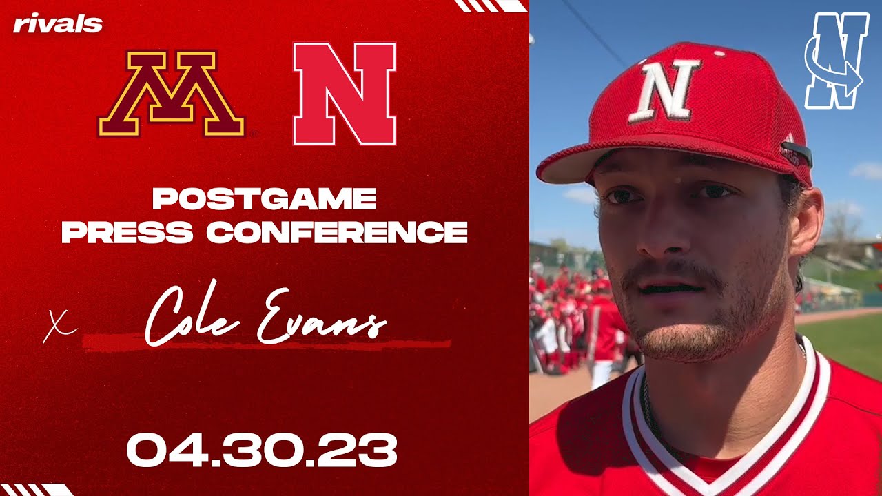 Nebraska Baseball: Cole Evans talks 11-5 win over Minnesota - YouTube