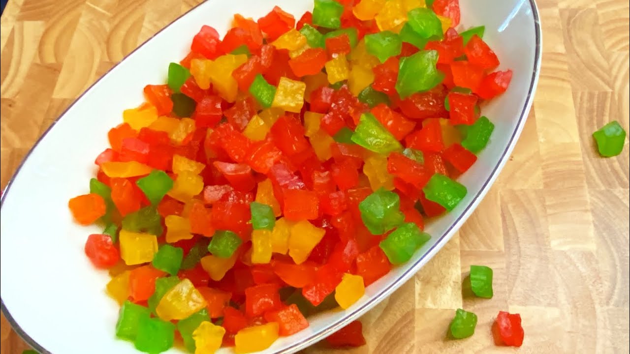Tutti Fruity Recipe طريقة عمل توتي فروتي Youtube