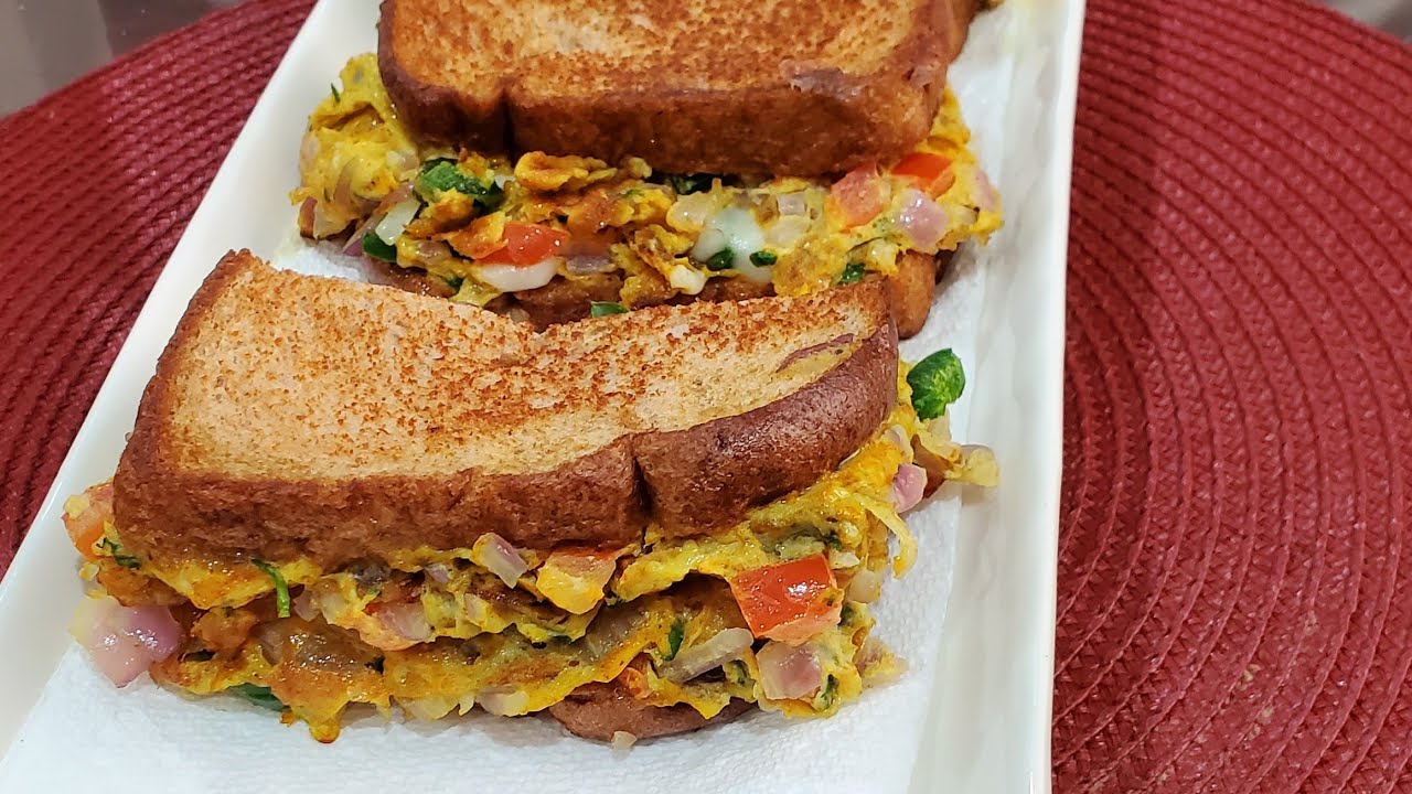 omelette toast recipe | one pan egg toast recipe | Quick and easy - YouTube