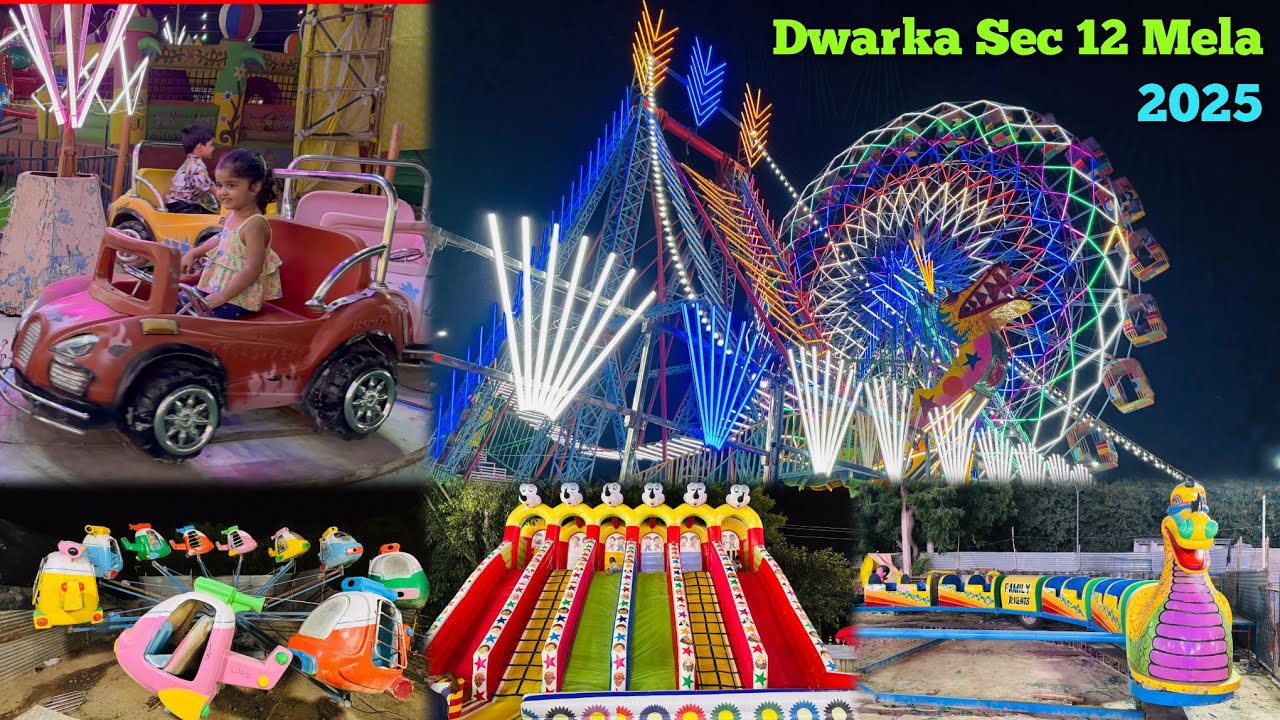 Dwarka Dussehra Mela 2025 || Dwarka Sector 12 Mela || Dwarka Ramlila ...