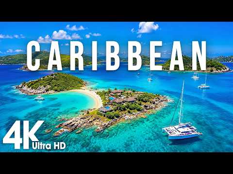 Caribbean 4K Drone Footage | Turquoise Islands & Tropical Island Escape | Planet Oceanic