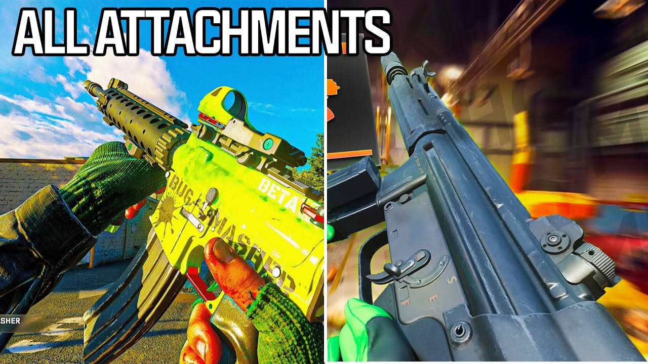 BLACK OPS 6 ALL WEAPON ATTACHMENTS - BO6 Gun Arsenal Modificiations ...
