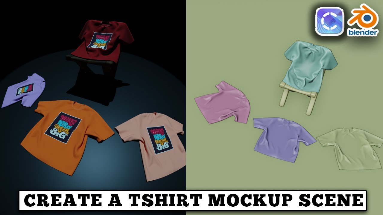CLO3D to Blender Workflow | T-Shirt Mockup Tutorial - YouTube