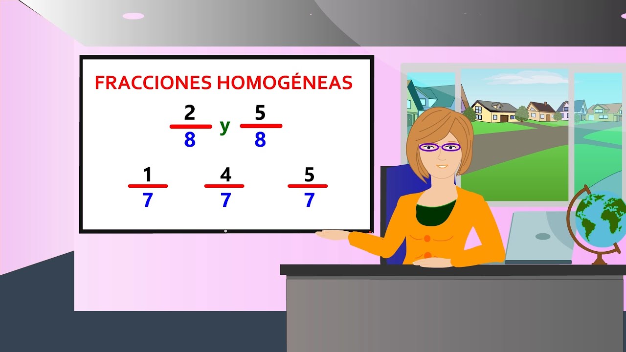 Fracciones homogéneas - YouTube