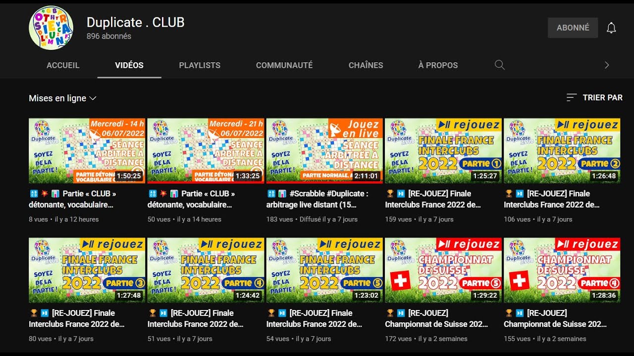 Scrabble® Duplicate : loisir, tournois officiels, venez jouer en vidéo ...