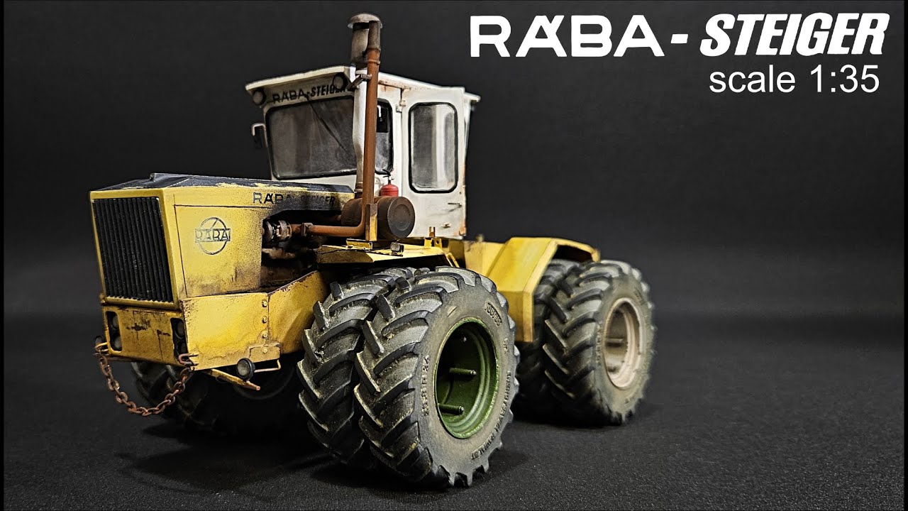 Rába-Steiger 250 heavy tractor in 1:35 von Balaton Models / Build and ...
