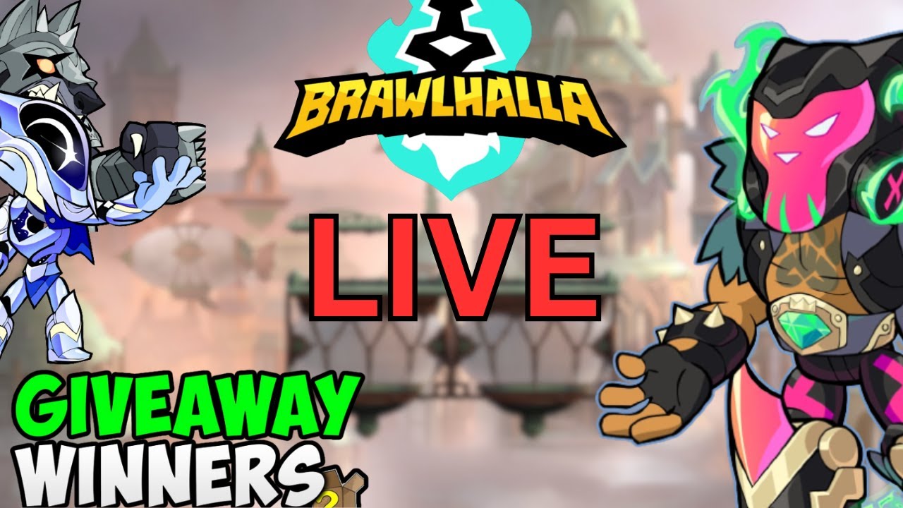 Brawlhalla Live/Done - Picking the Giveaway Winners and Tezca Grind ...