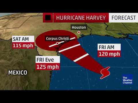 Hurricane Harvey warning - YouTube