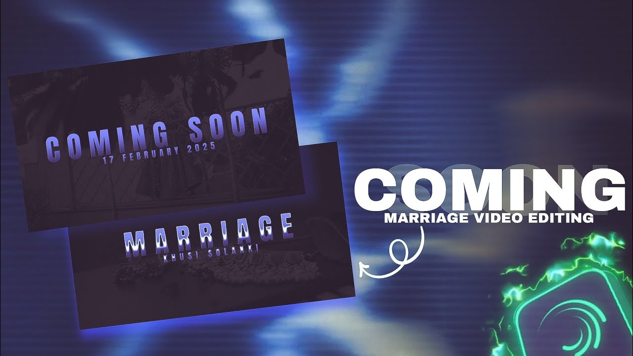 🔥Coming Soon Cinematic Marriage Video Editing Tutorial | Alight Motion ...