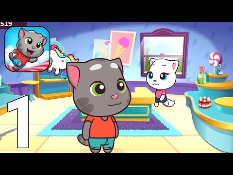 Talking Tom Candy Run Gameplay Walkthrough Part 1 [iOS/Android Games]