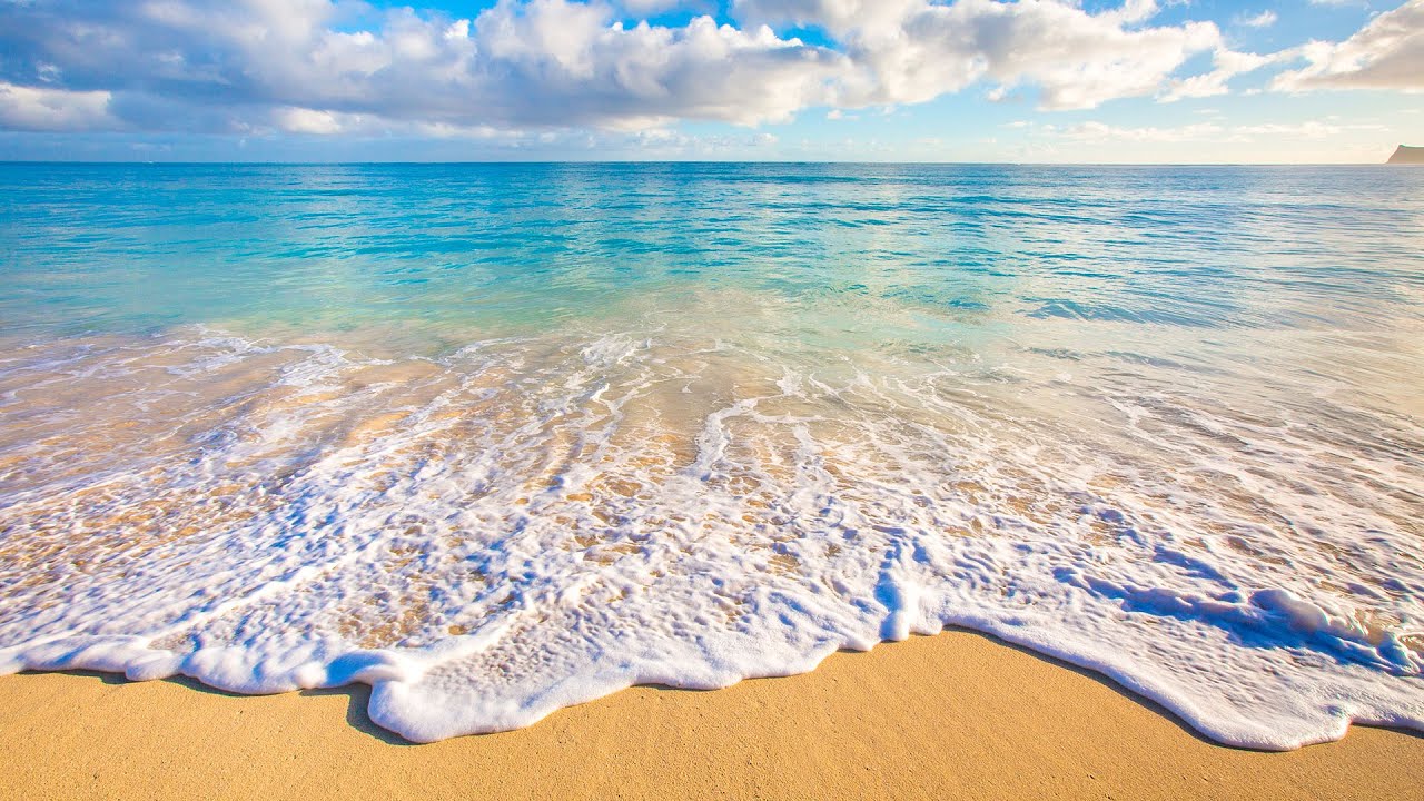 Beautiful Relaxing Music - Ocean waves and sounds Piano music - Helps ...