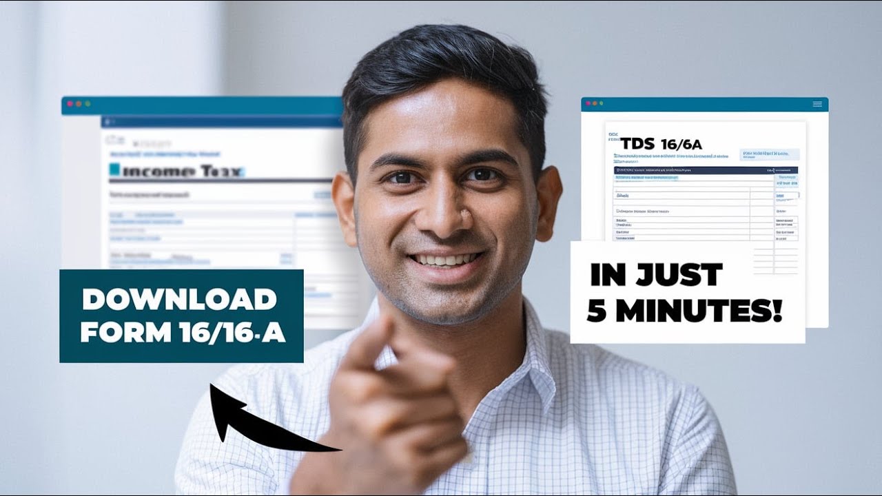 How to Download Form 16 & Form 16A? | TDS Certificate Download - YouTube