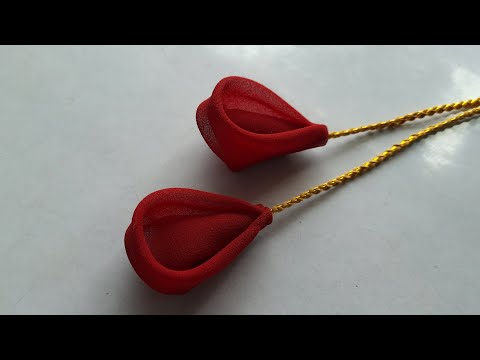 Beautiful Blouse Latkan design Making || New Fabric Latkan || Beautiful Tassel || Latkan || DIY