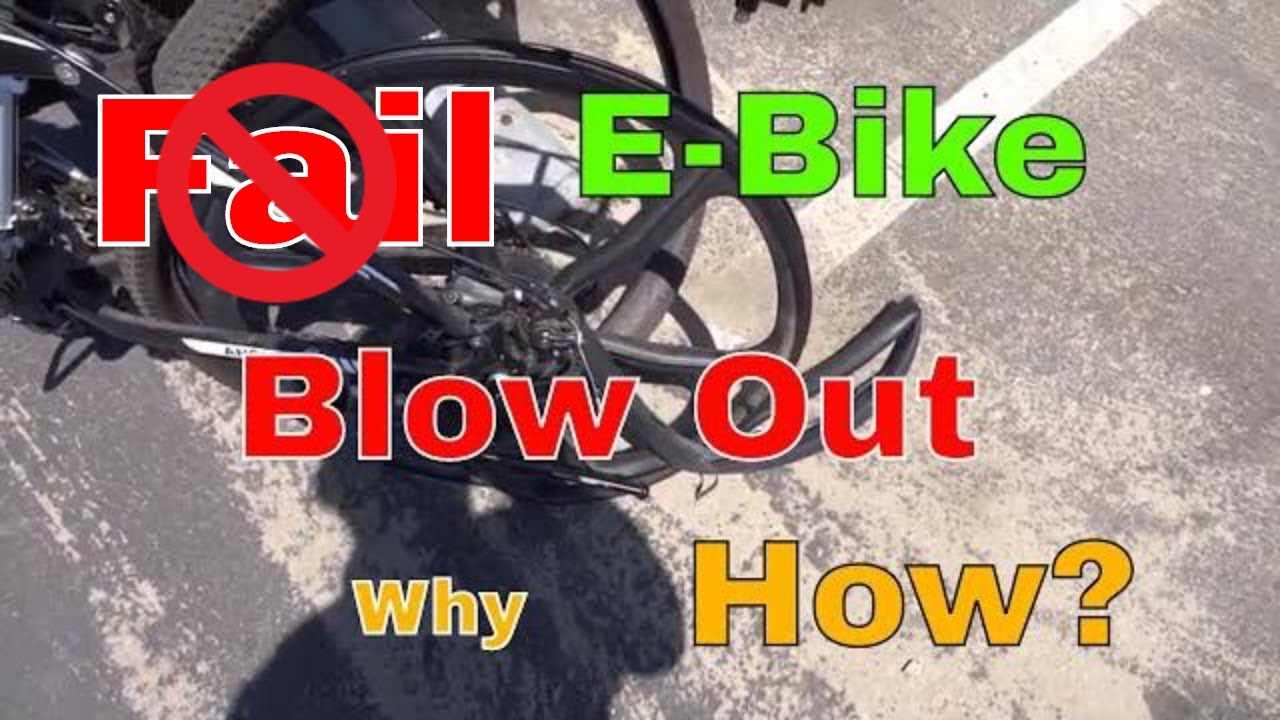 E-Bike Blow Out | Does your E-bike have a disconnect? | Fixing a flat ...