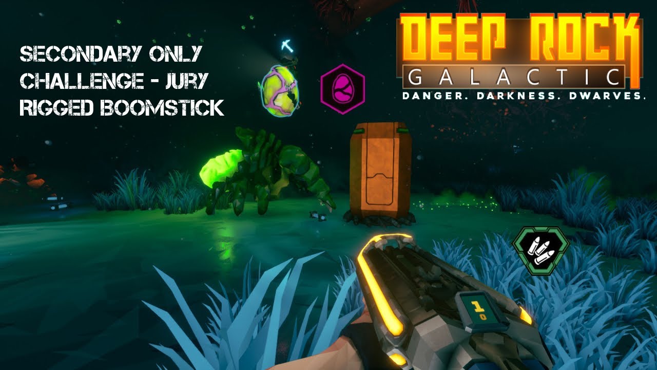 Secondary Only Challenge - Jury Rigged Boomstick | Deep Rock Galactic ...
