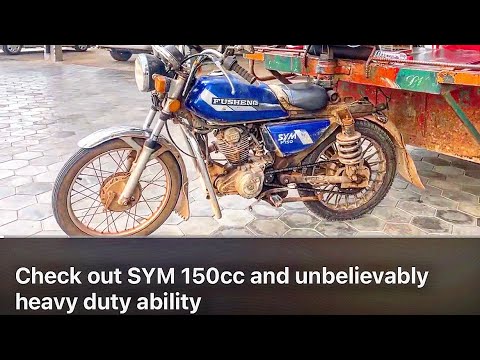 Check out SYM 150cc and unbelievably heavy duty ability - YouTube