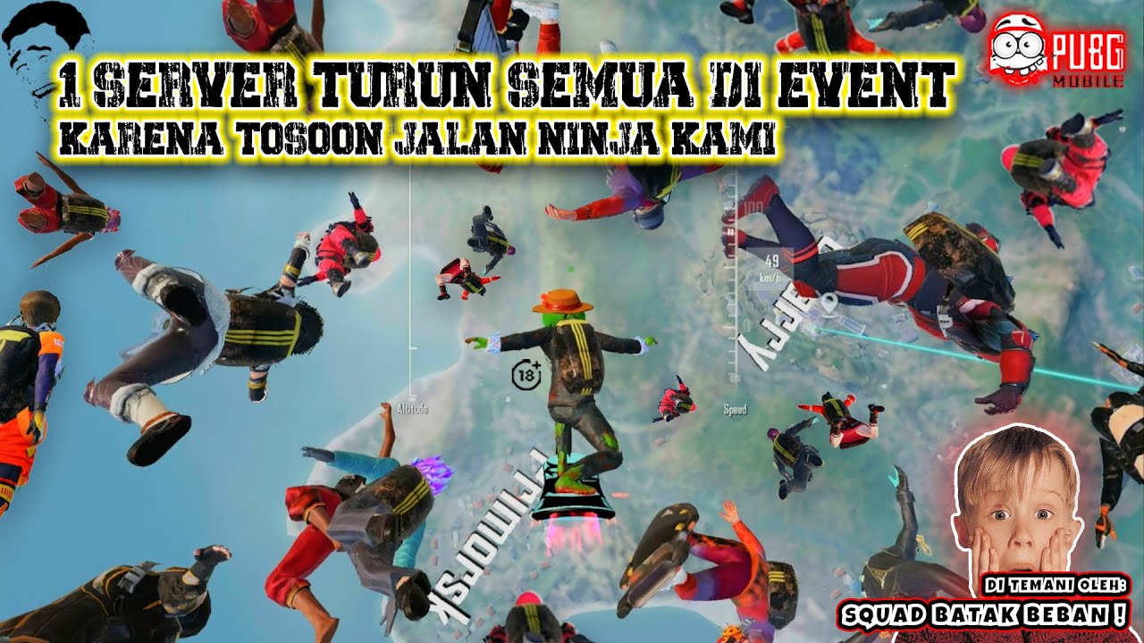 1 SERVER TURUN SEMUA di EVENT!! TOSOON JALAN NINJA KAMI ! | #PUBGMOBILE ...