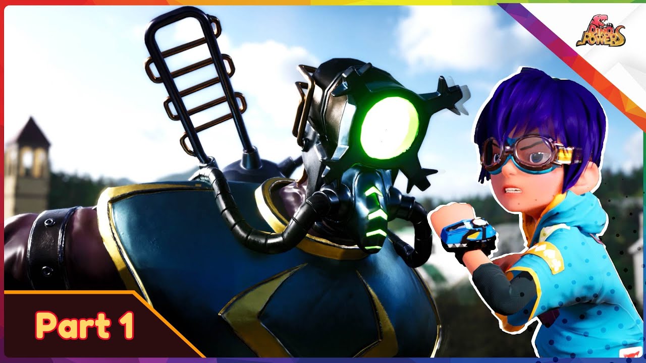 Dinopowers in Action! | Xeno Stego vs Ice Cymon part 1 - YouTube