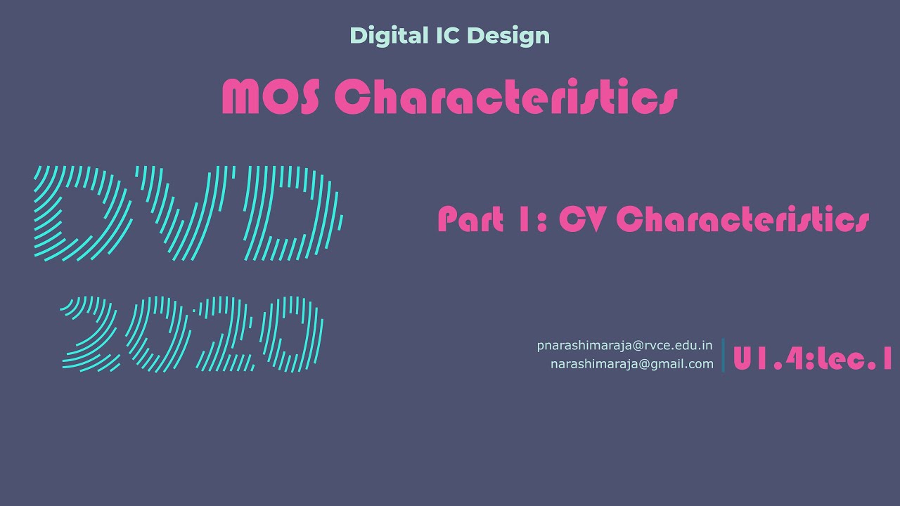 MOS CV Characteristics: Part 1 - YouTube