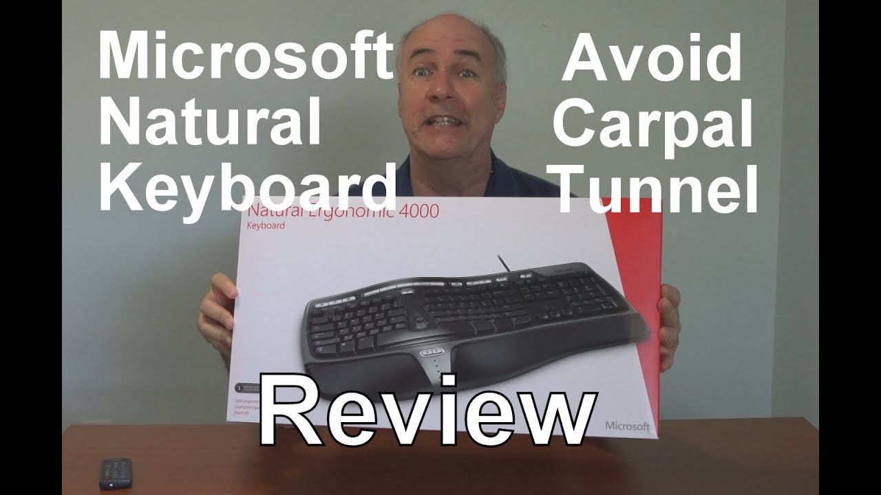 Microsoft Natural Keyboard Review | EpicReviewGuys in 4k - YouTube