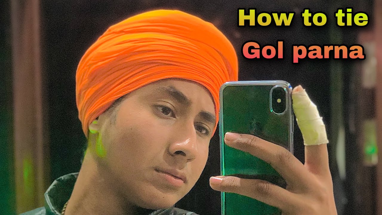 How to tie Gol parna - YouTube