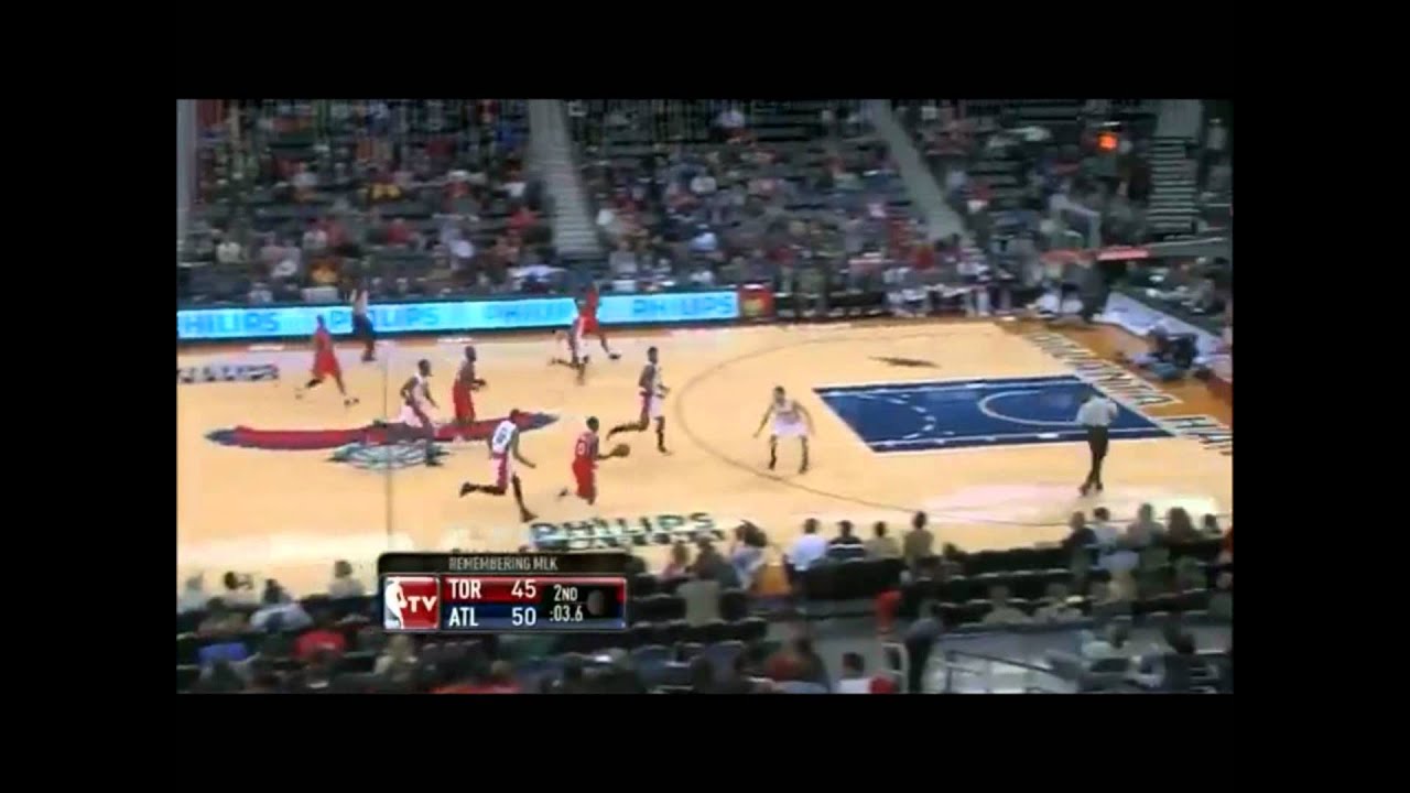 NBA Block/Charge Toronto Raptors vs. Atlanta Hawks - YouTube