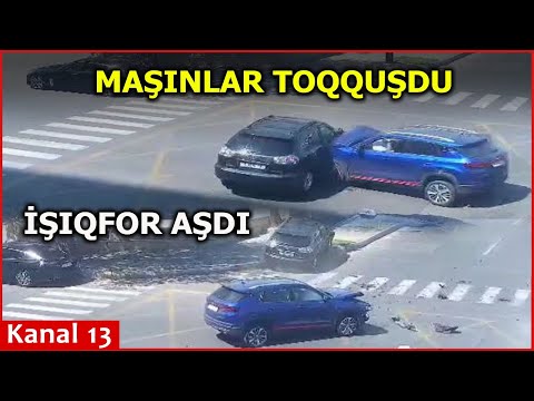 BAKIDA QƏZA: Maşınlar toqquşdu, \