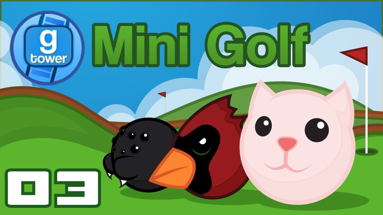 Mooooon! - Gmod Tower: Mini Golf #3 - YouTube