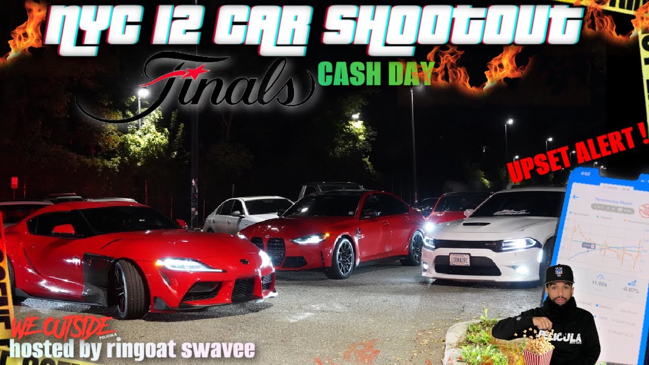 Nyc street drag racing 12 car cash day semi finals & finals *must show ...