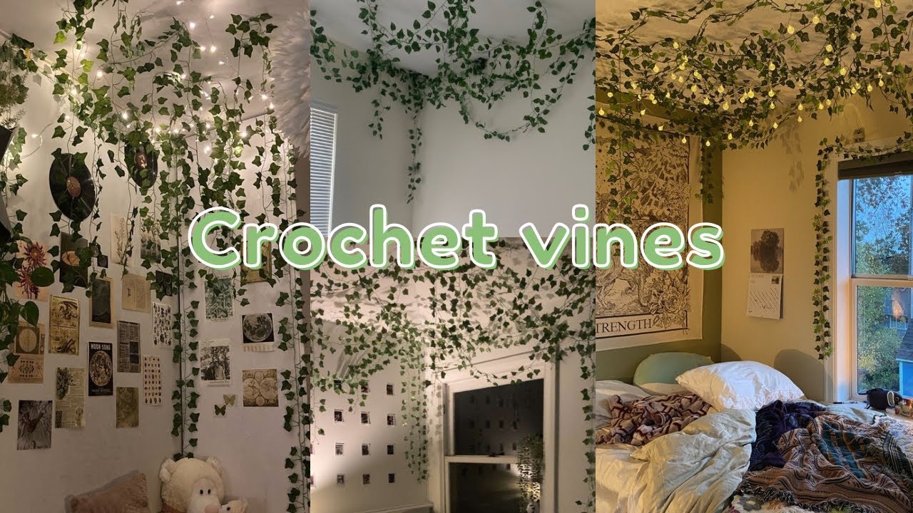 Easy Crochet Vines & leaf Tutorial 🍂(beginner friendly!!) - YouTube