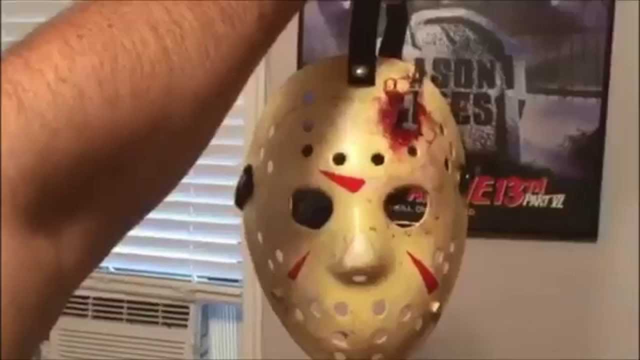 Crash Cunningham Friday 13th Part 4 Jason Mask unboxing - YouTube