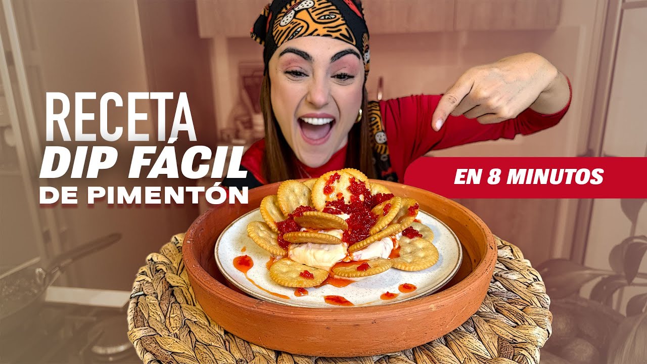 Receta fácil de DIP DE PIMENTÓN en menos de 8 minutos - YouTube