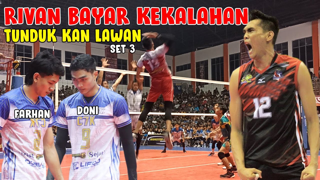 Bayar Kekalahan!!!Rivan Voli Terbaru Melawan Doni Haryono Farhan Halim ...