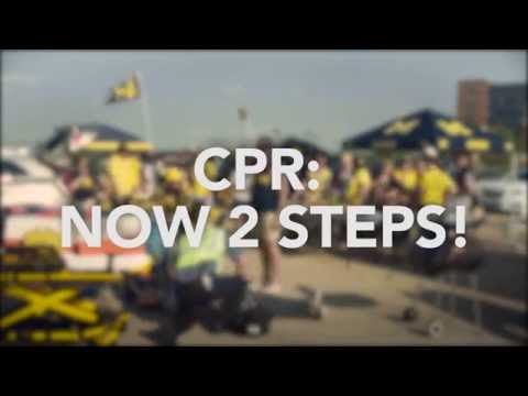 How to perform hands only CPR -- The Michigan way