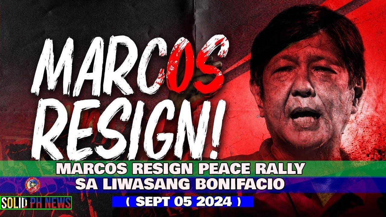 LIVE: Marcos Resign Peace Rally sa Liwasang Bonifacio | September 5 ...