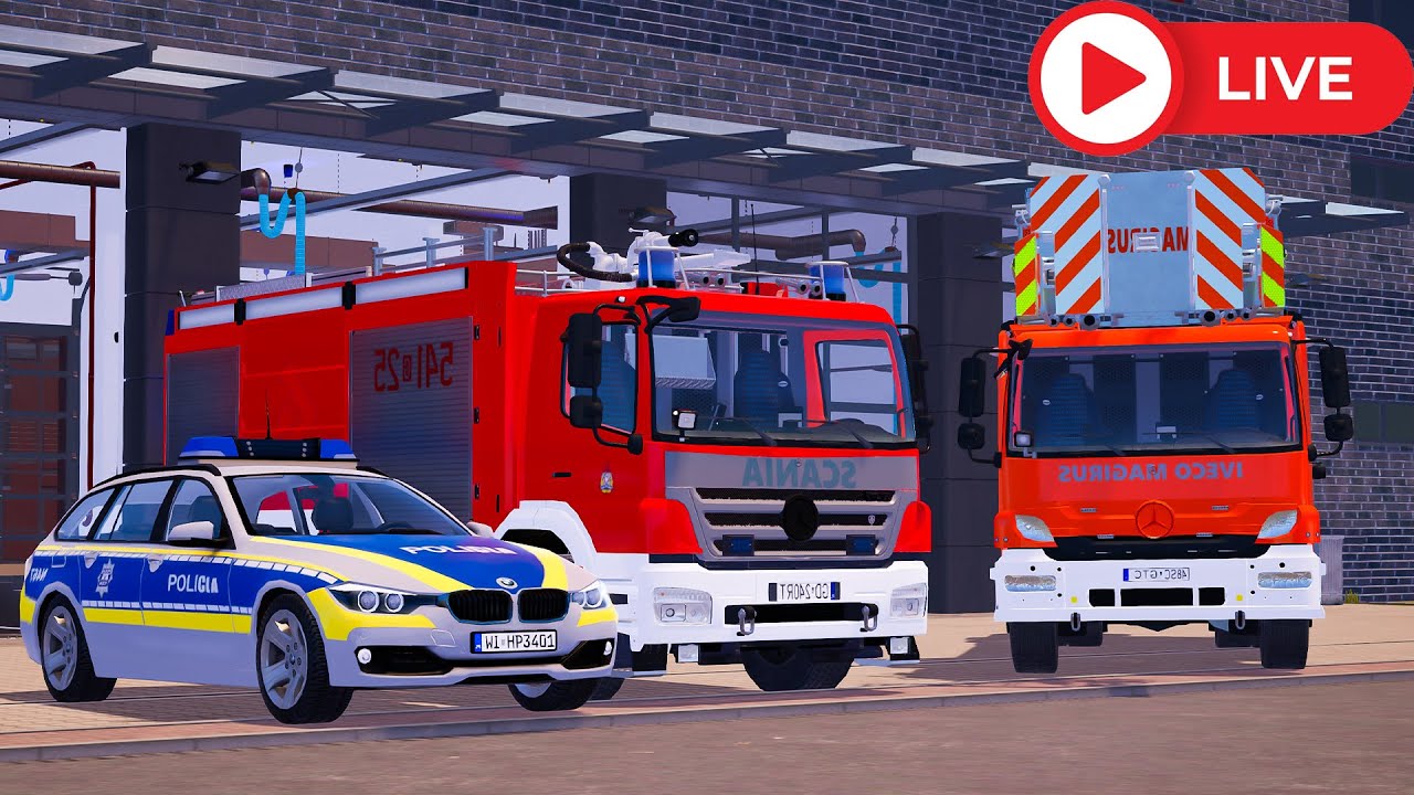 Emergency Call 112 Fire Fighting Simulation - NEW Ladder Truck Mission ...